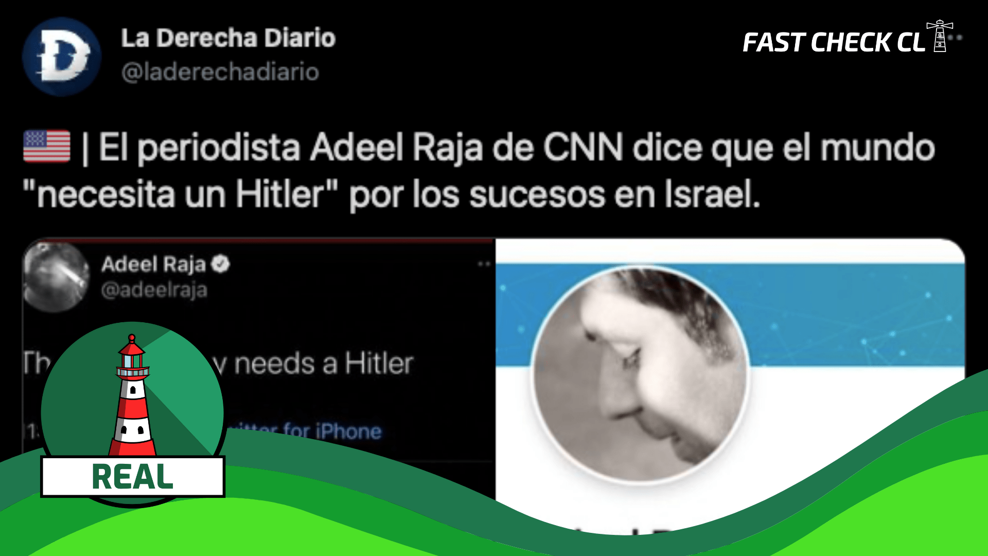"Periodista Adeel Raja de CNN dice que el mundo "necesita un Hitler ...