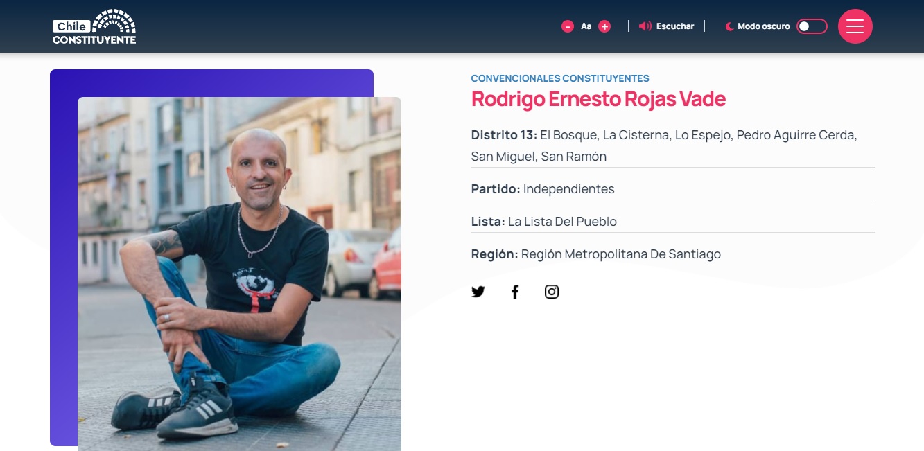 Rodrigo Rojas Vade recibió 7 millones de sueldo correspondientes a ...