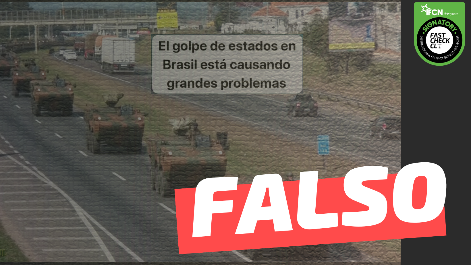 (Video) "El golpe de Estado en Brasil está causando grandes problemas": #Falso — Fast Check 🔍