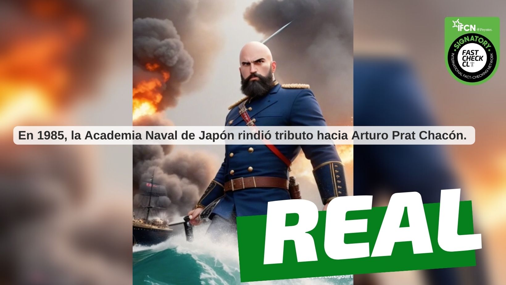 En 1985, la Academia Naval de Japón rindió tributo hacia Arturo Prat ...