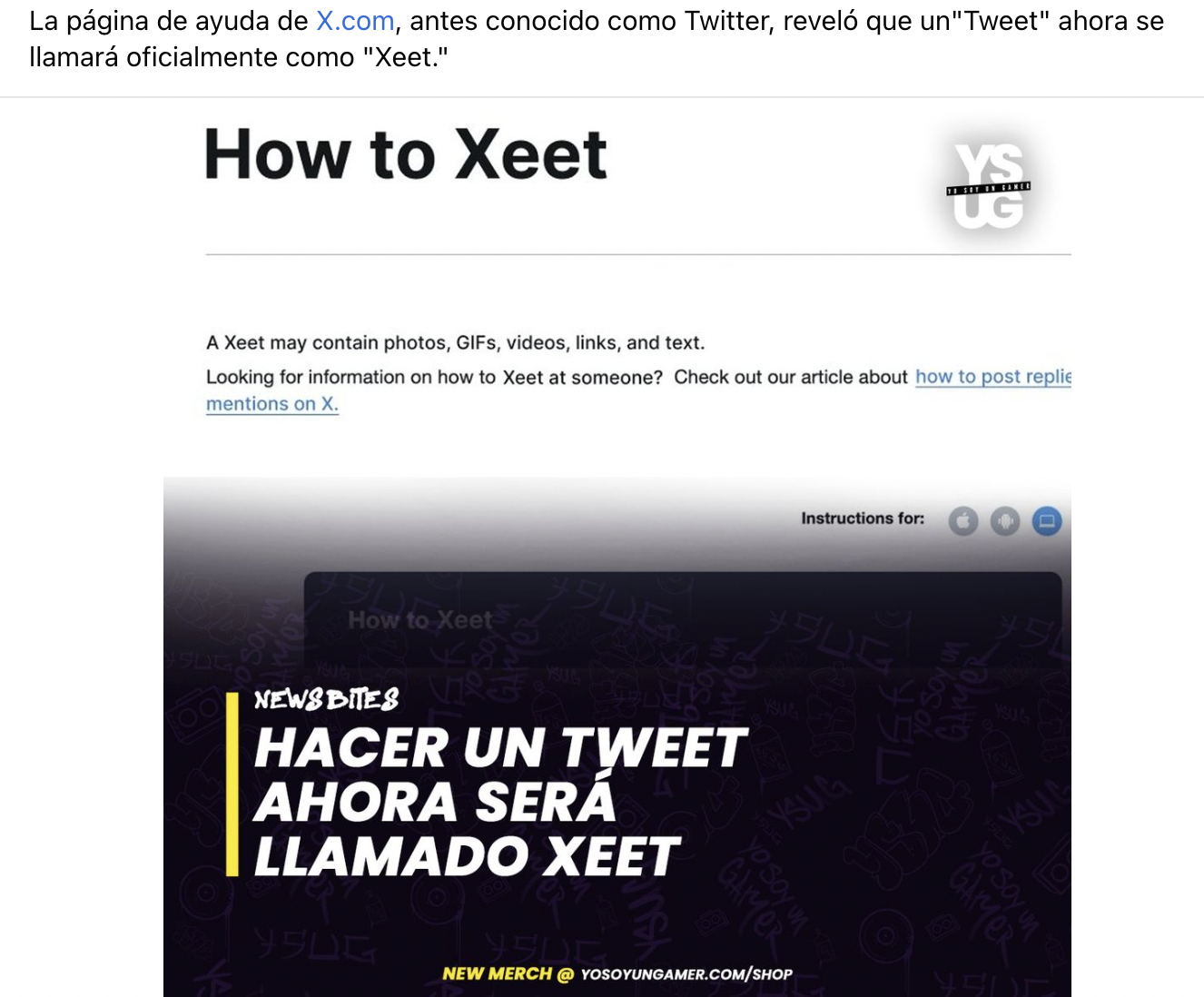 "La página de ayuda de X.com, antes conocido como Twitter, reveló que ...