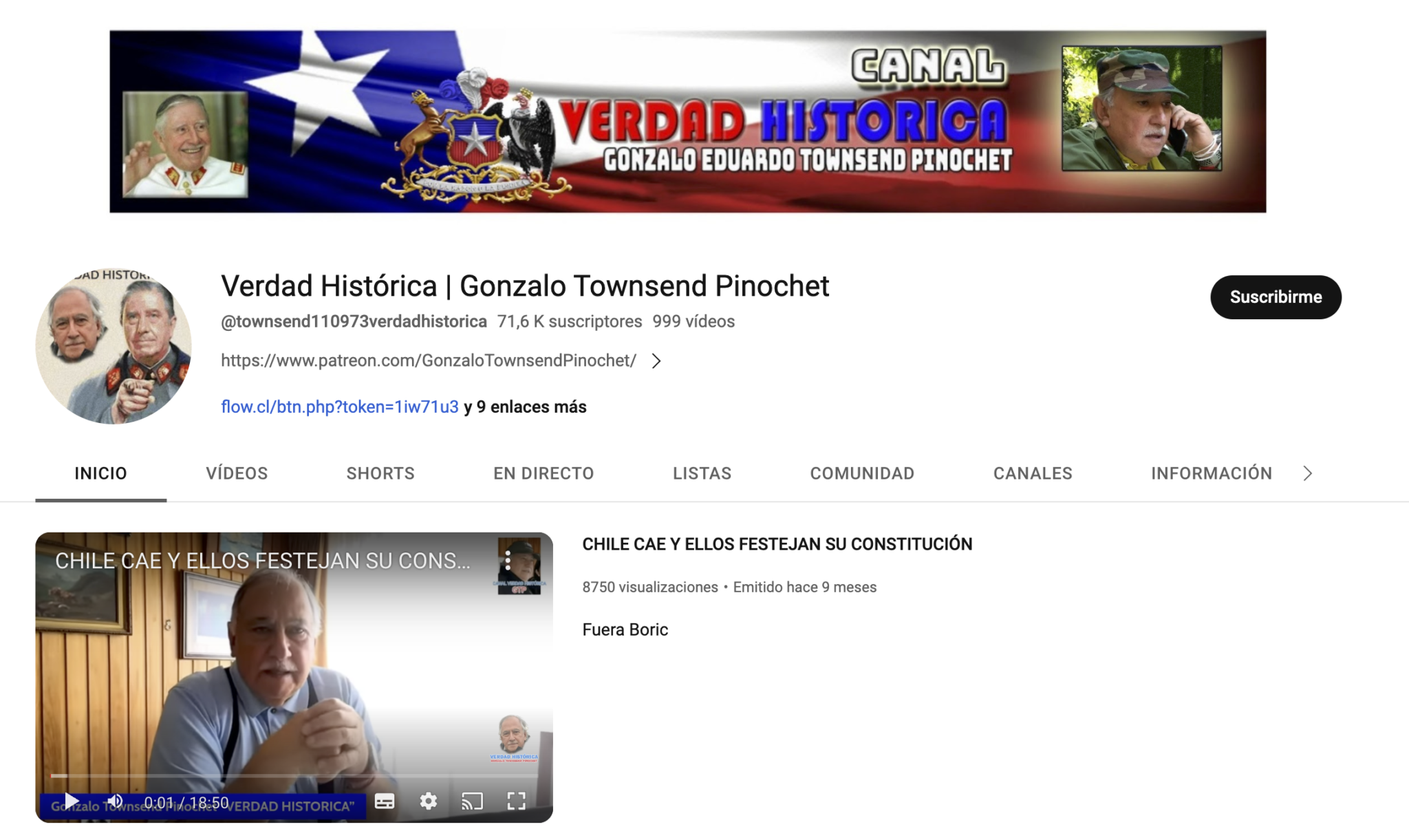 Pinochet influencer I: Las narrativas pro-Pinochet que se difundieron ...