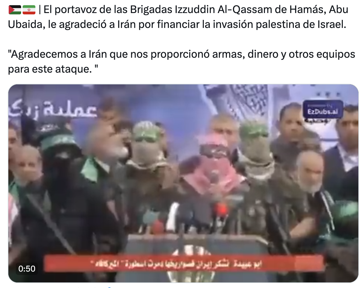 (Video) "Última hora: El portavoz de las brigadas Izzuddin Al-Qassam de ...