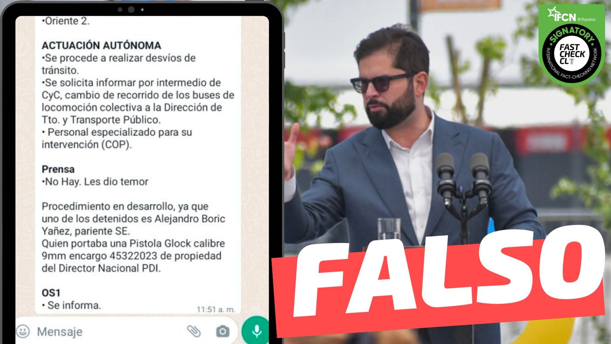 Cadena De Whatsapp Alejandro Boric Yáñez Pariente Del Presidente