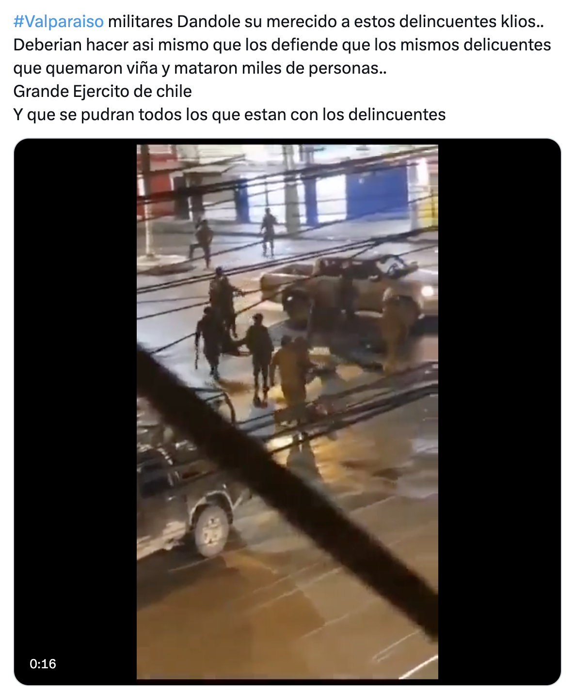 (Video) En Valparaíso militares golpean a delincuentes: #Falso — Fast ...