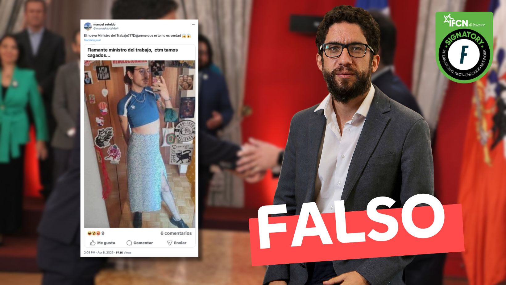 (Imagen) "El nuevo ministro del Trabajo, Giorgio Boccardo": #Falso ...