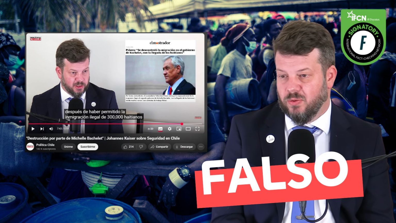 Michelle Bachelet permitió la inmigración ilegal de 300 mil haitianos a ...