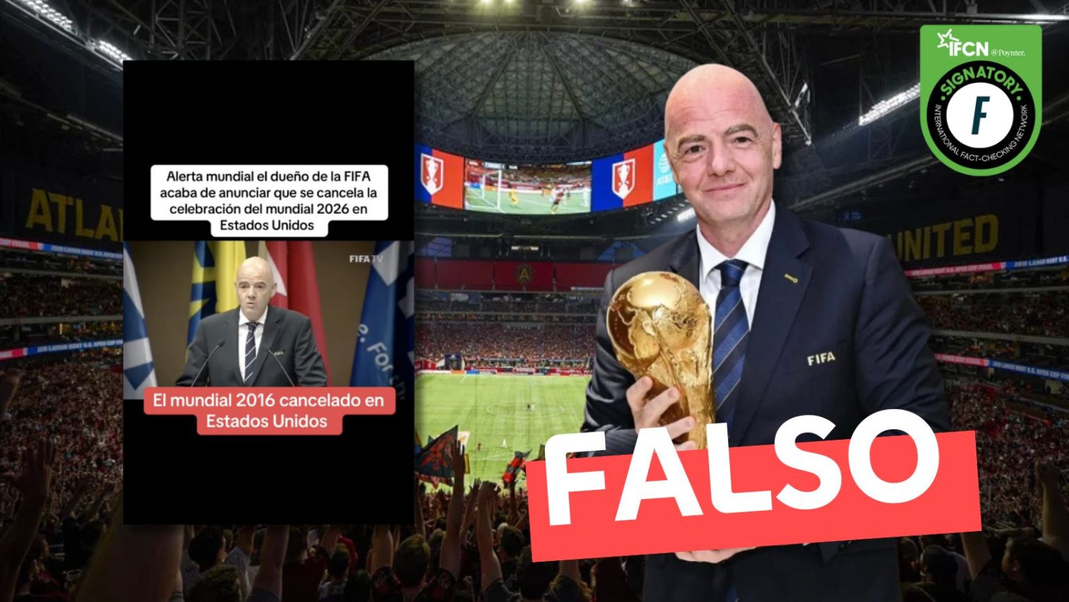 "El dueño de la FIFA acaba de anunciar que se cancela la celebración ...