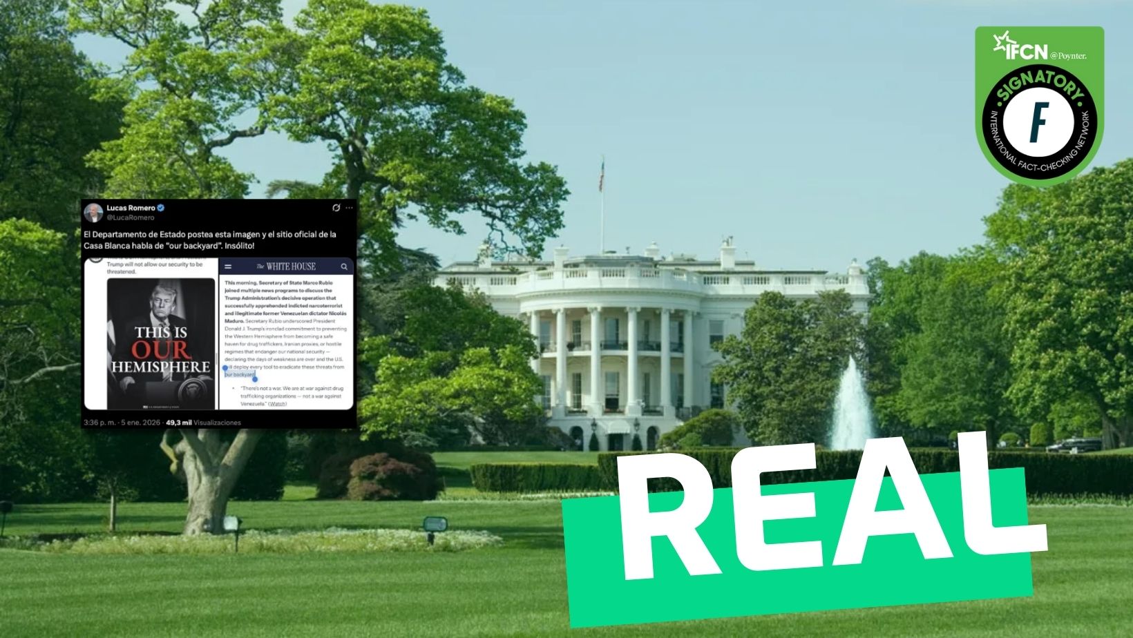 Sitio web de la Casa Blanca se refiere a Latinoamérica como su 'patio ...